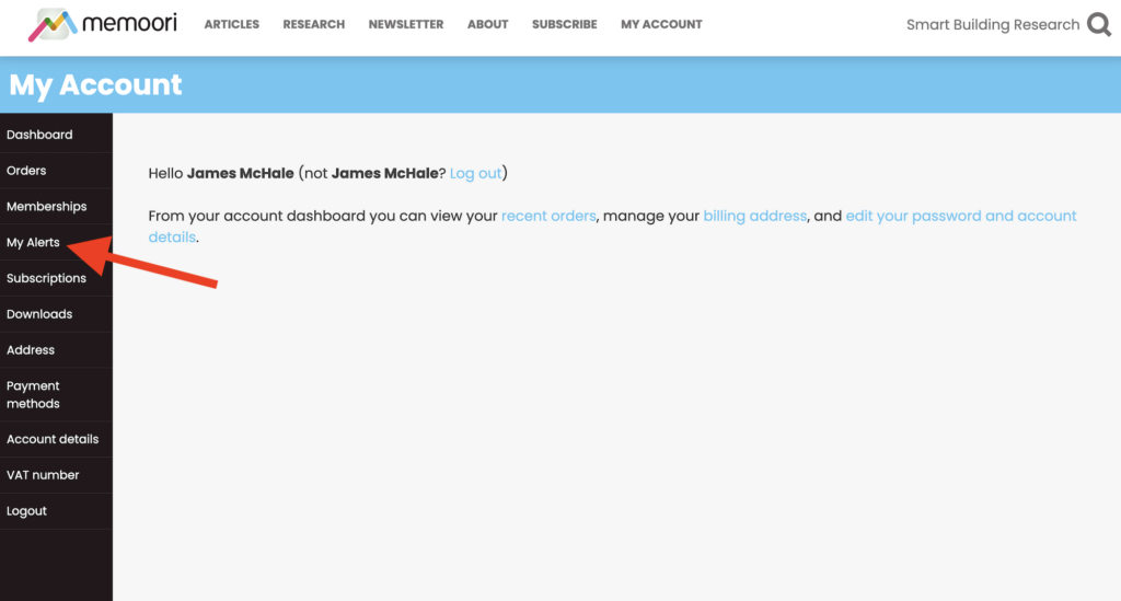 How Subscribers Can Set Up Smart Building Email Alerts
